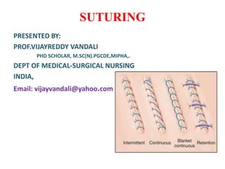 Suturing | PPTX