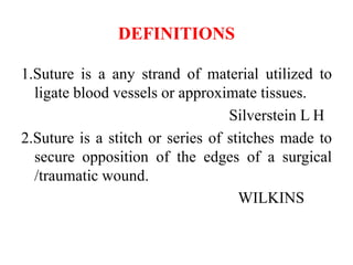 Suturing | PPT