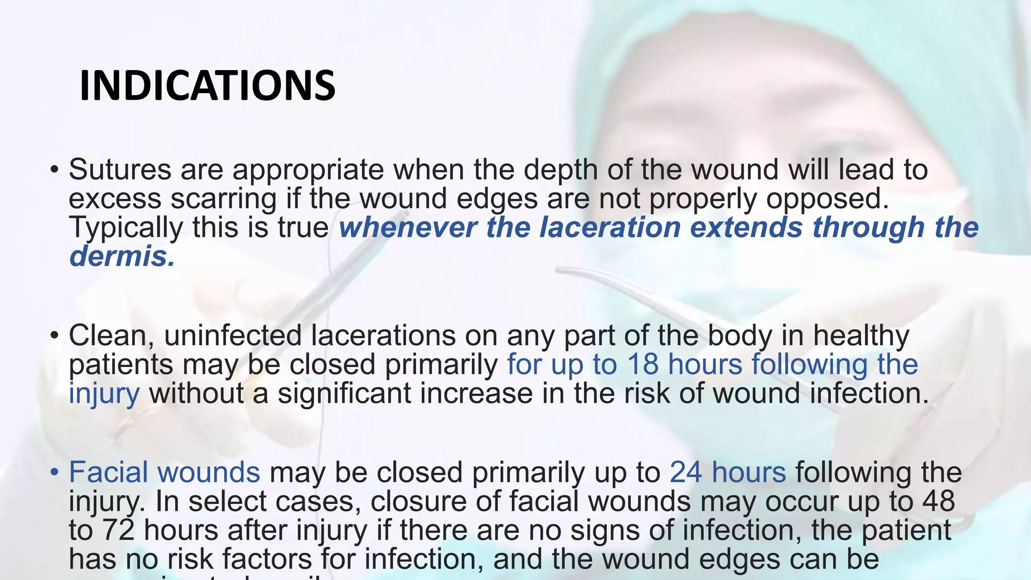 The basics of Suturing | PPTX