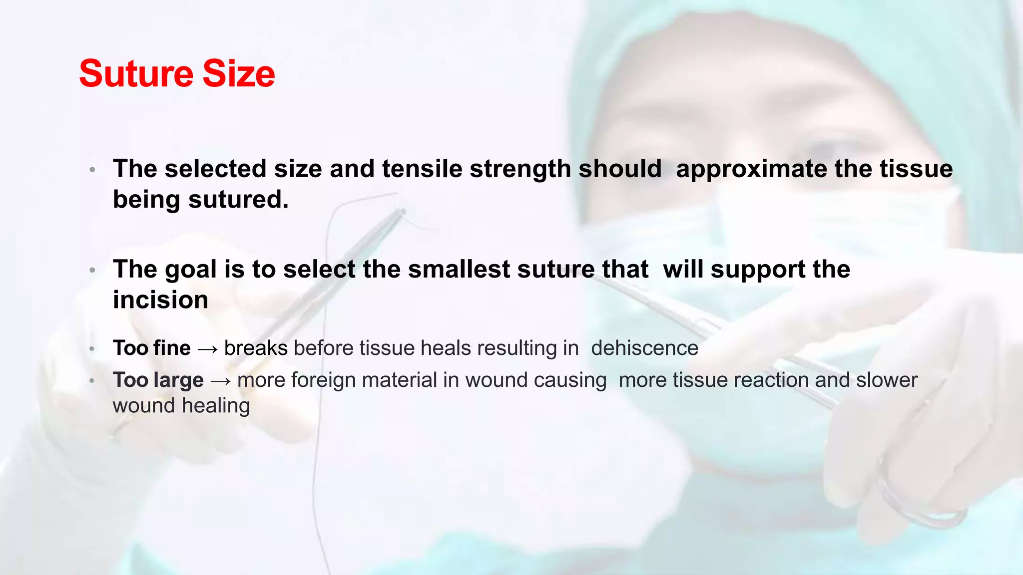 The basics of Suturing | PPTX