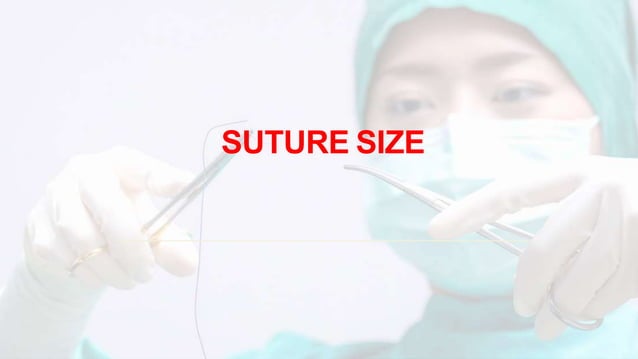 The basics of Suturing | PPTX