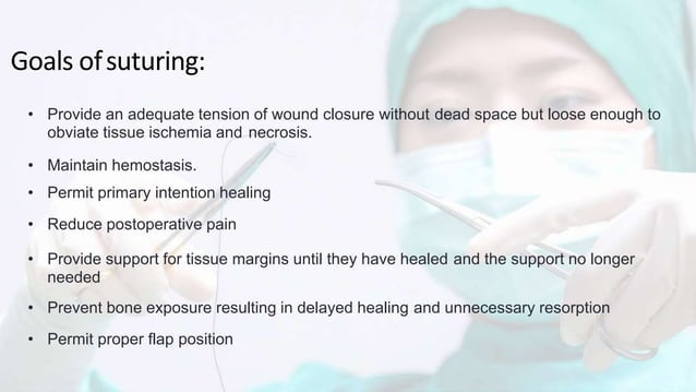 The basics of Suturing | PPTX