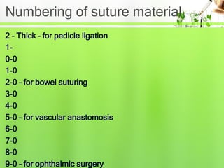Suturing Dr Bijendra Shah ppt | PPT