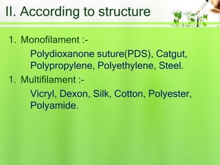 Suturing Dr Bijendra Shah ppt | PPT
