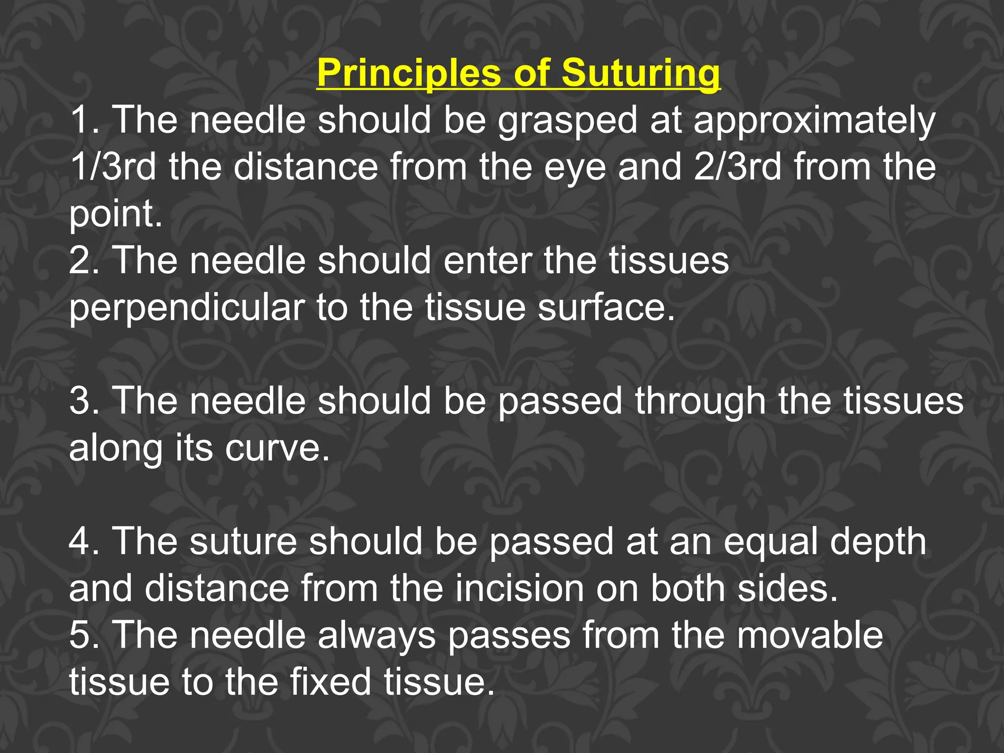 Suturing materials power point presentation.pptx