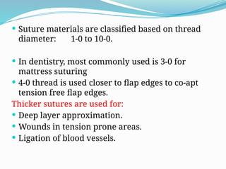 SUTURING MATERIALS & TECHNIQUES OF SUTURING.pptx
