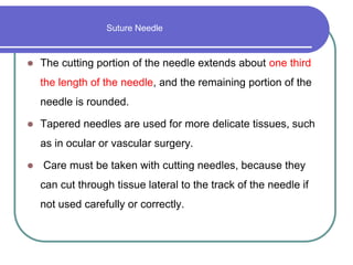 sutures and suturing technique | PPTX