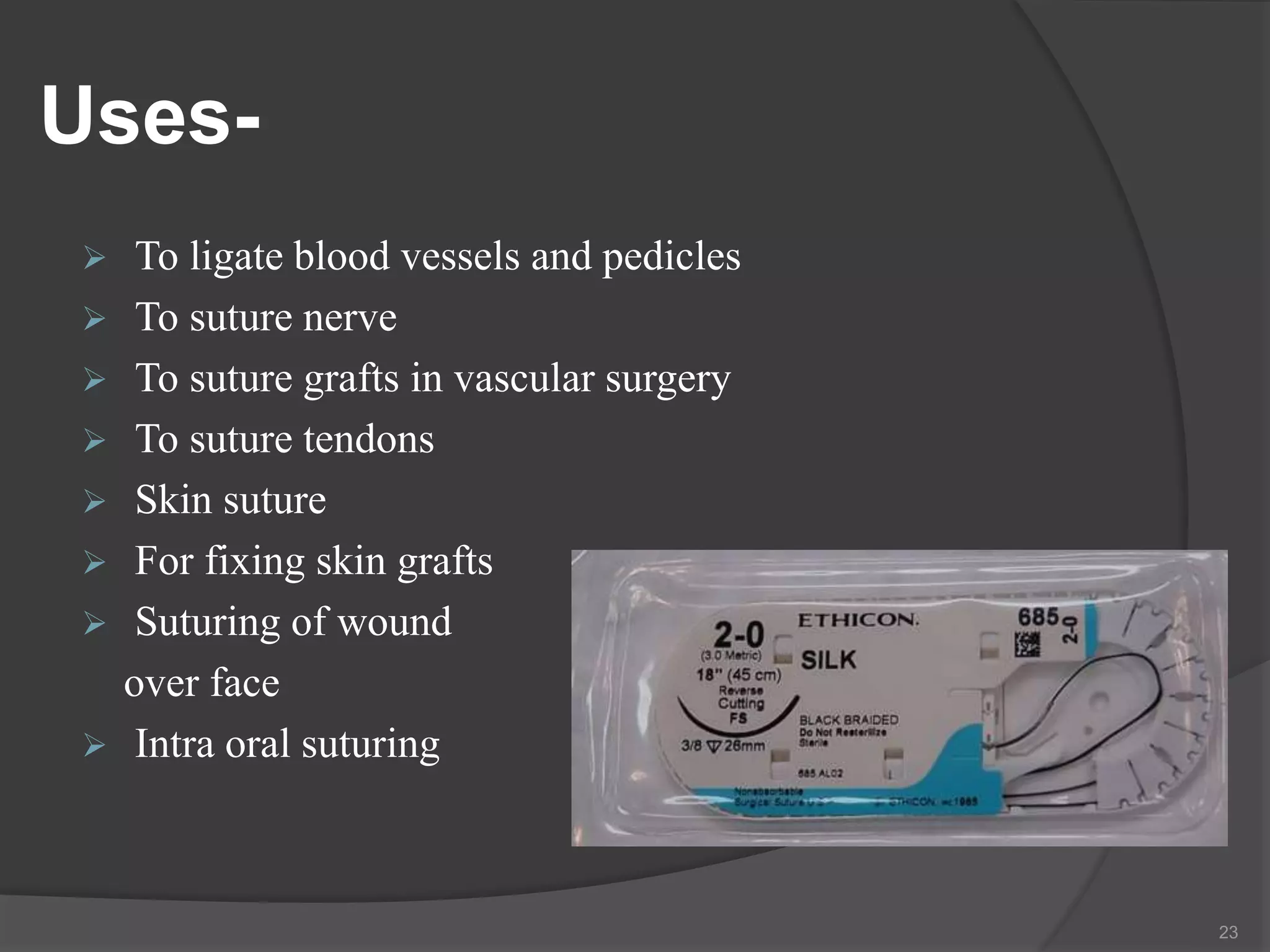 Suturing materials,techniques and principles | PPTX