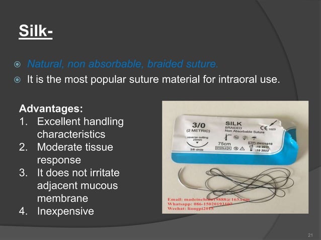 Suturing materials,techniques and principles | PPTX
