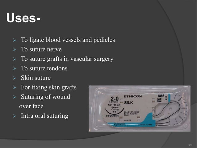 Suturing materials,techniques and principles | PPTX