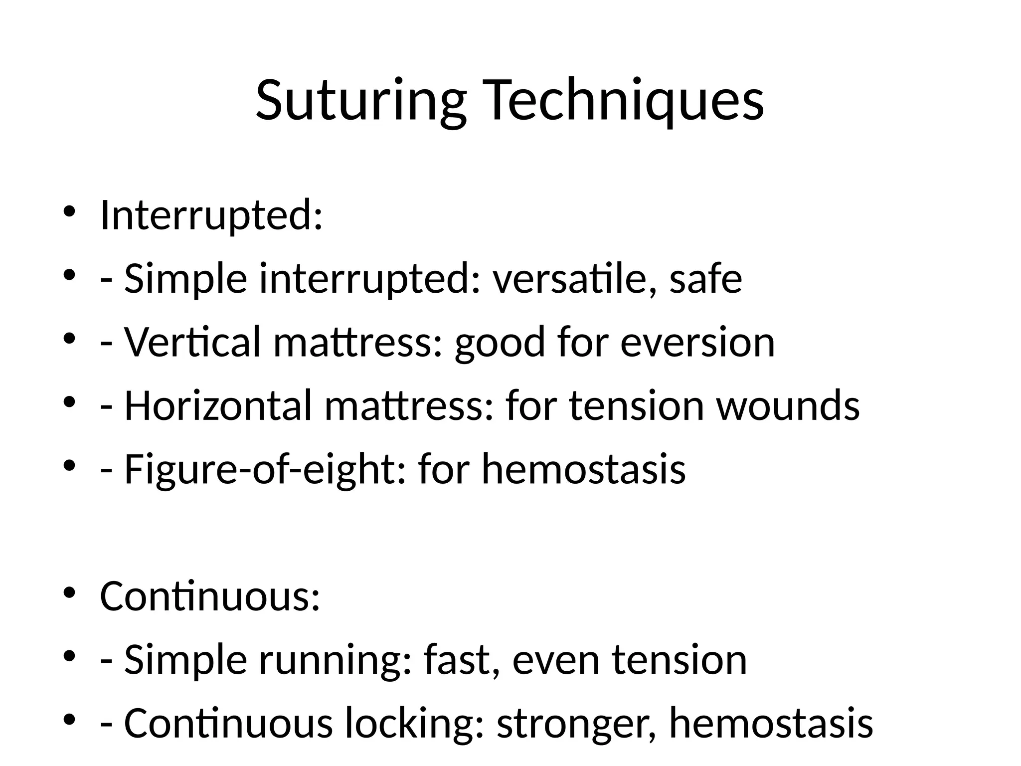 Suturing technique and principles presentation | PPTX