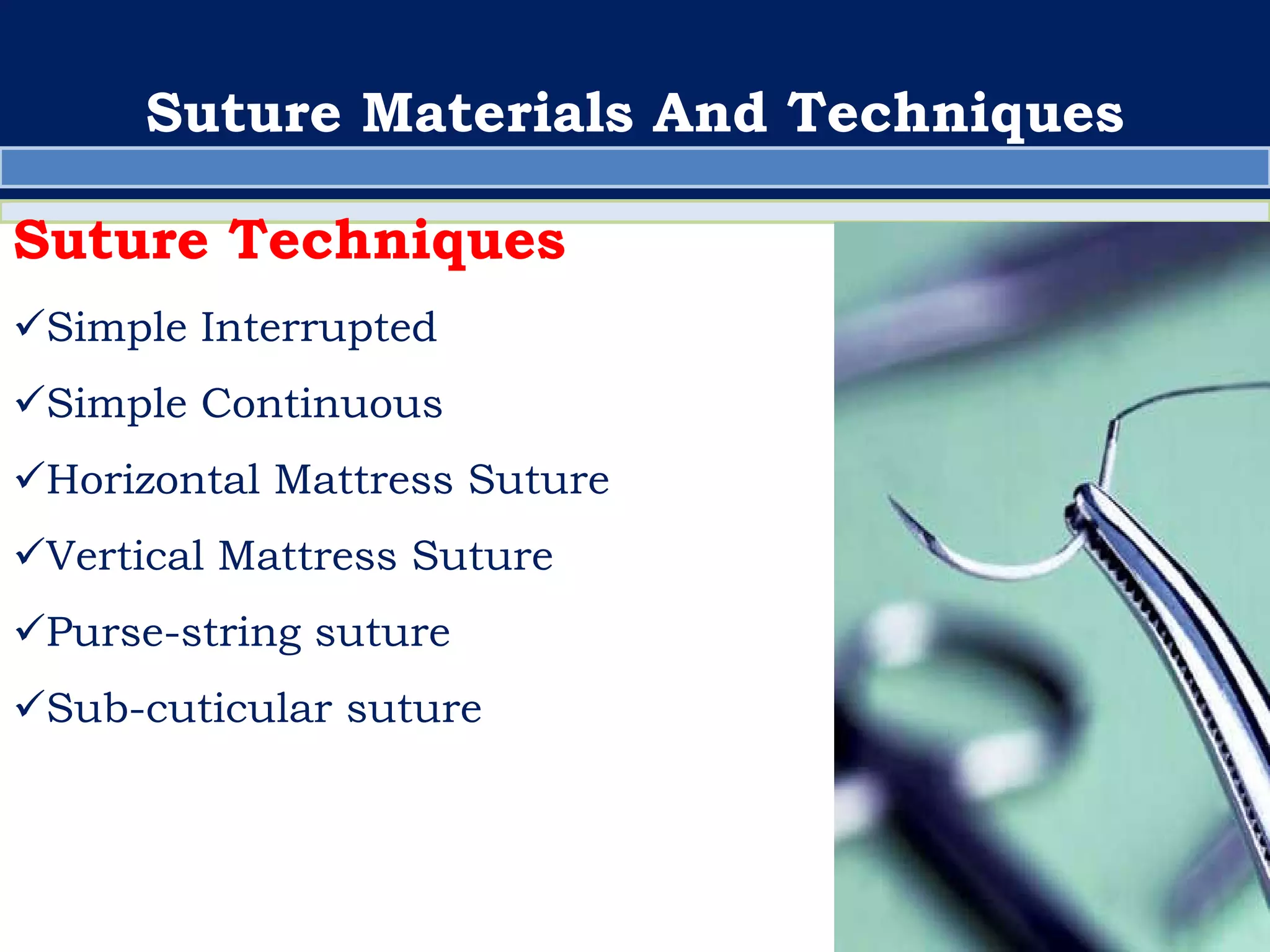 Suturing technique | PDF