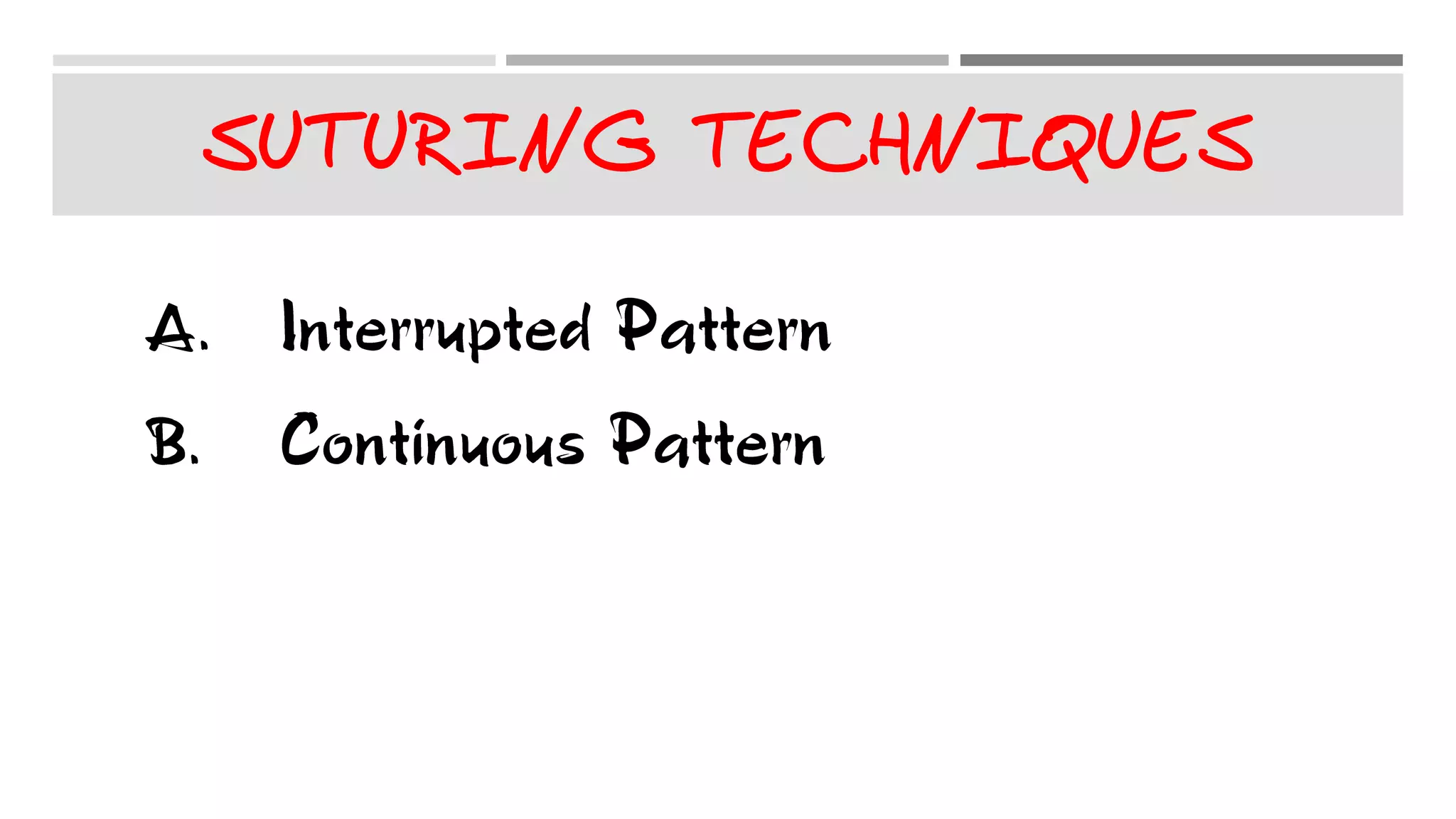 Suturing Techniques Pdf