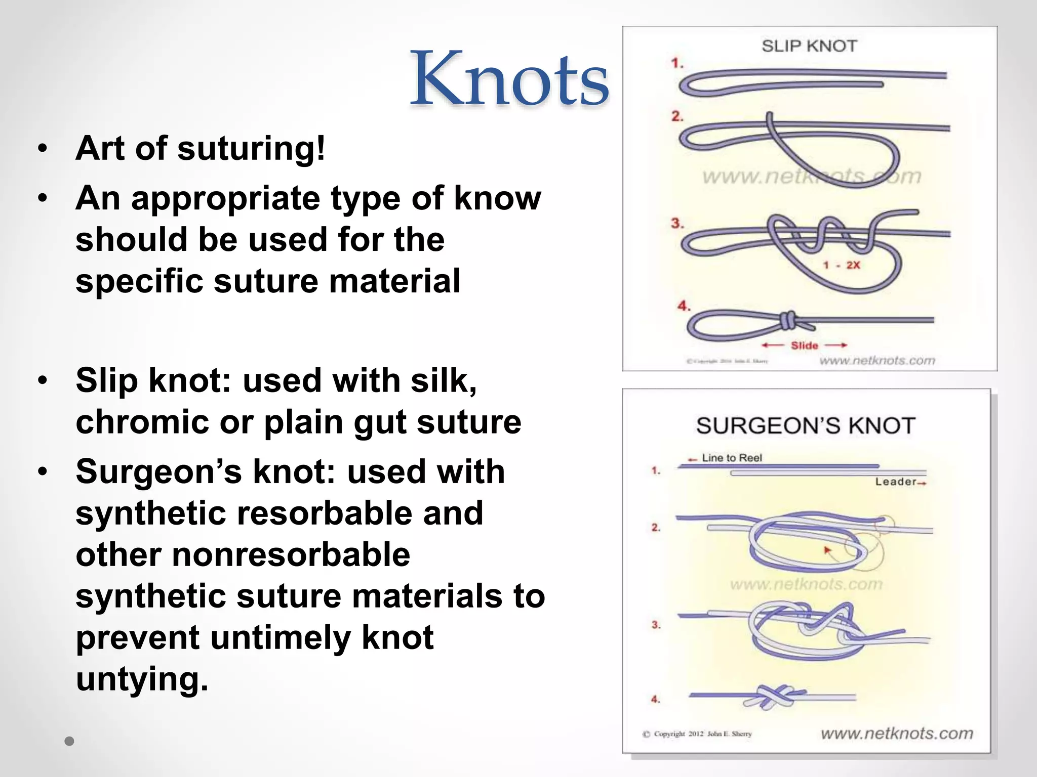Suturing techniques involved in dental surgery | PPTX
