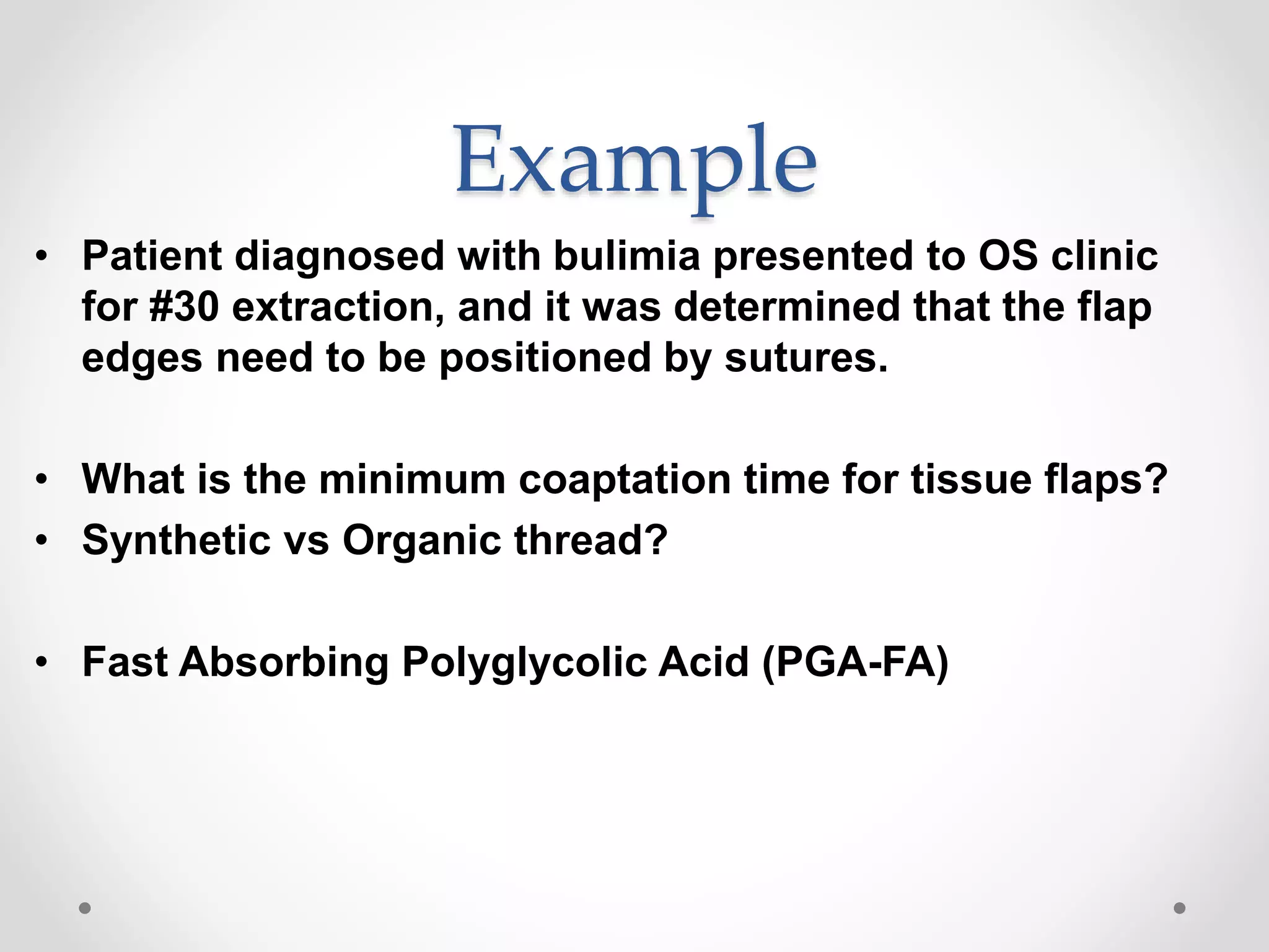 Suturing techniques involved in dental surgery | PPTX