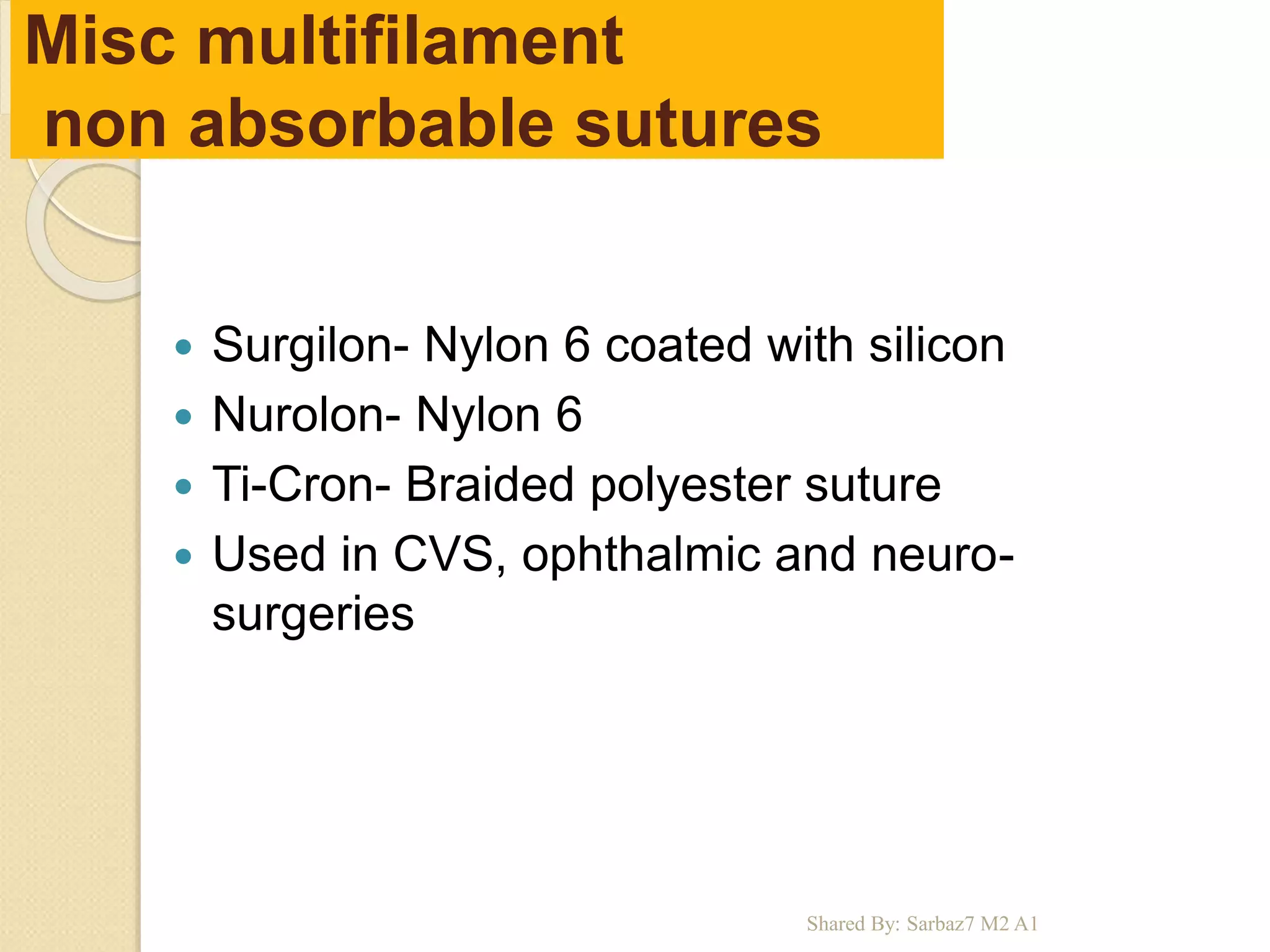 Sutures, Incisions and Mesh.ppt