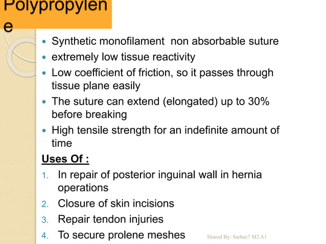 Sutures, Incisions and Mesh.ppt
