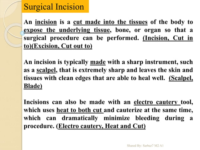 Sutures, Incisions and Mesh.ppt