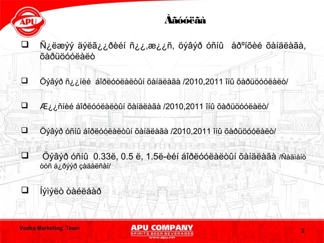Suu juice us undaa analiz 2011 on | PPT