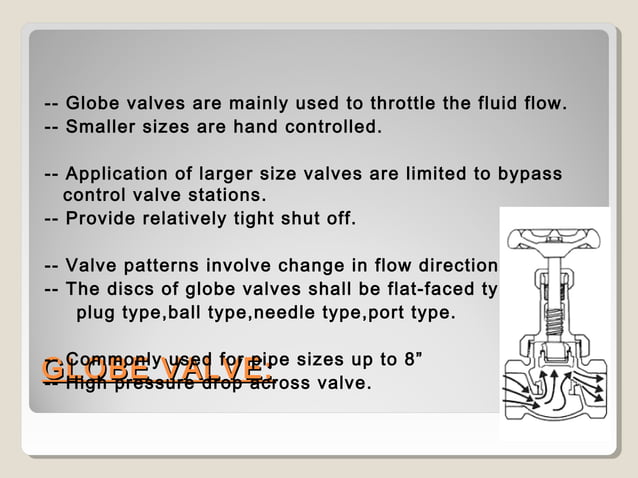 VALVES AND THEIR TYPES | PPT