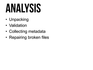 Anatomy of File Analysis and Decomposition Engine | PPT