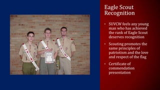 Intoduction Presentation to Sons of Union Veterans of the Civil War | PPSX