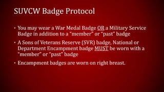 Intoduction Presentation to Sons of Union Veterans of the Civil War | PPSX