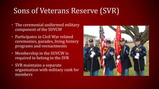 Intoduction Presentation to Sons of Union Veterans of the Civil War | PPSX
