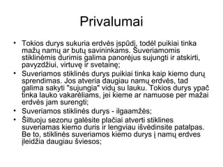 Suveriamos durys | PPT