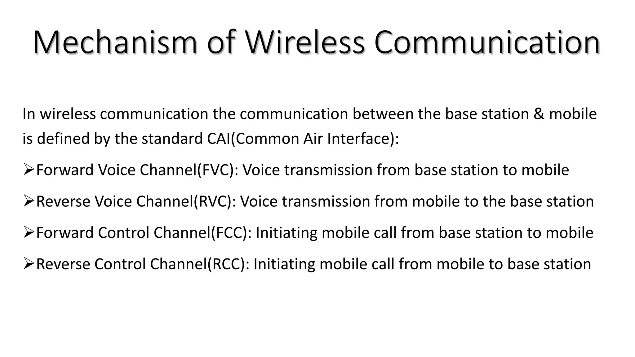 Wireless Communication | PPTX