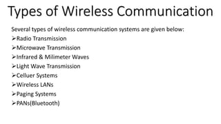Wireless Communication | PPTX