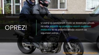 SUVOZAČ I PONAŠANJE SUVOZAČA NA MOPEDU ILI MOTOCIKLU | PPT