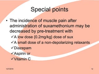 Suxamethonium | PPTX