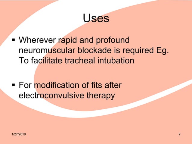 Suxamethonium | PPTX
