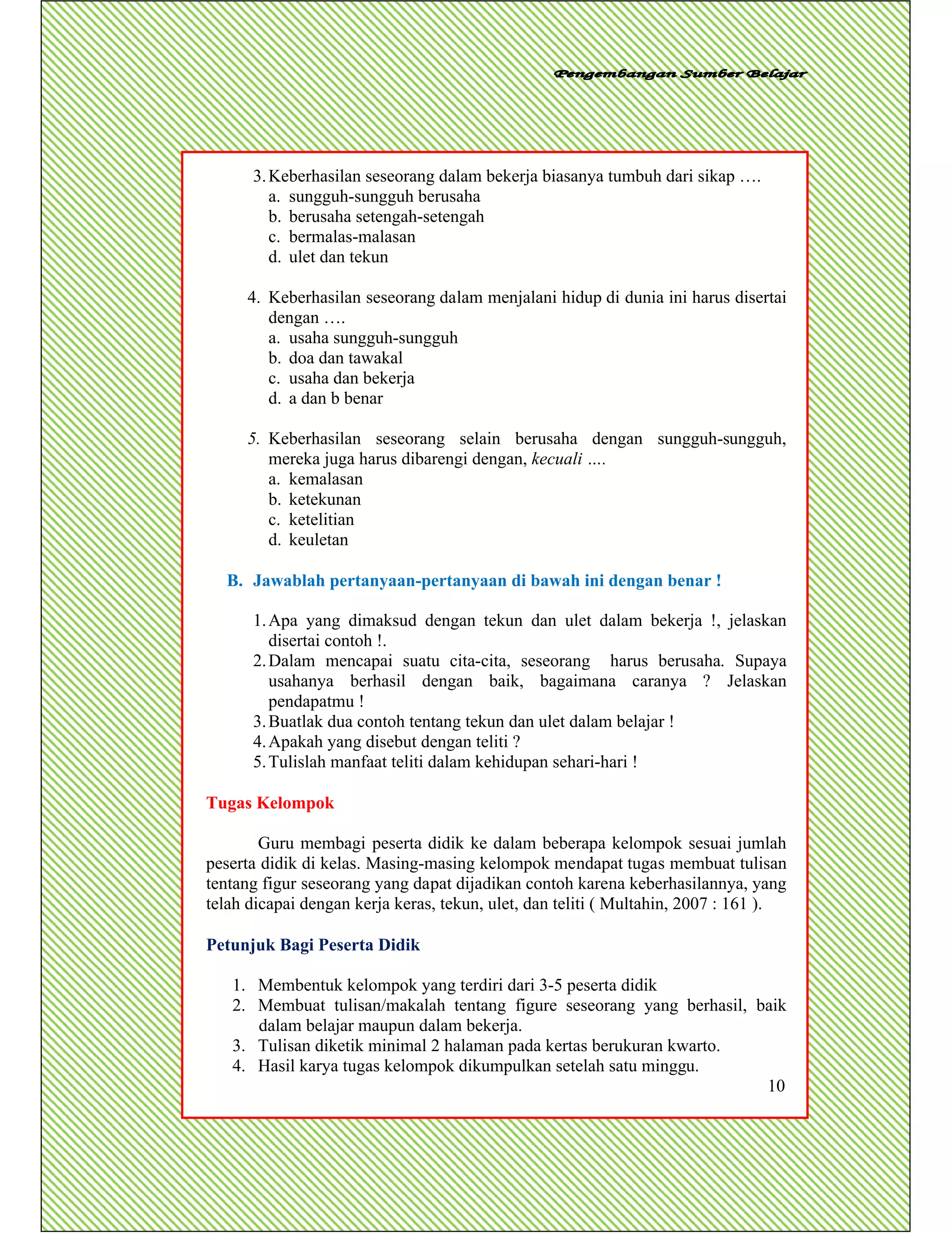 TEKS BAHAN AJAR DAN PERANGKAT KBM-NYA | PDF