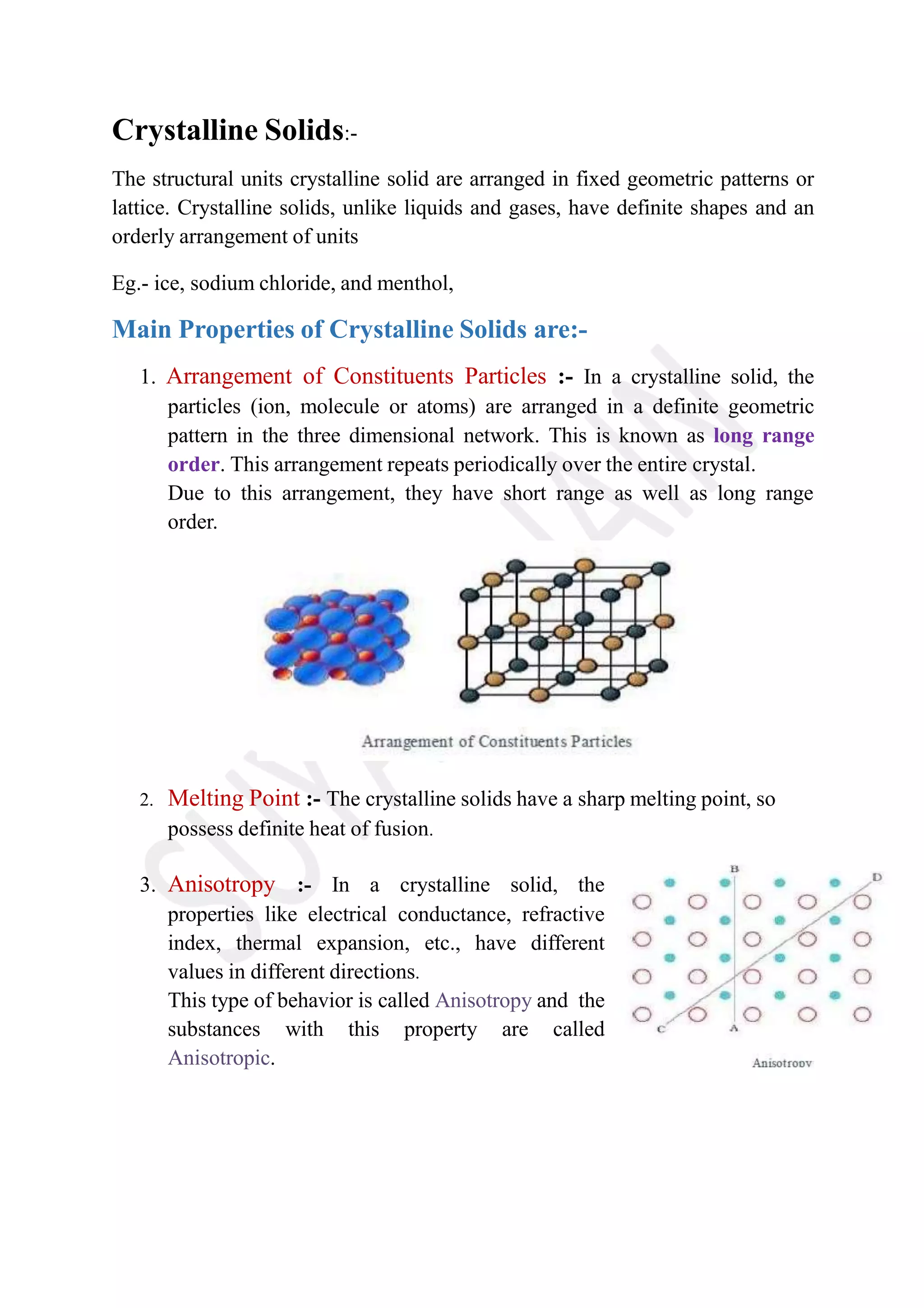 Solid Crystalline Amorphous And Polymorphism Pptx Chemistry Science