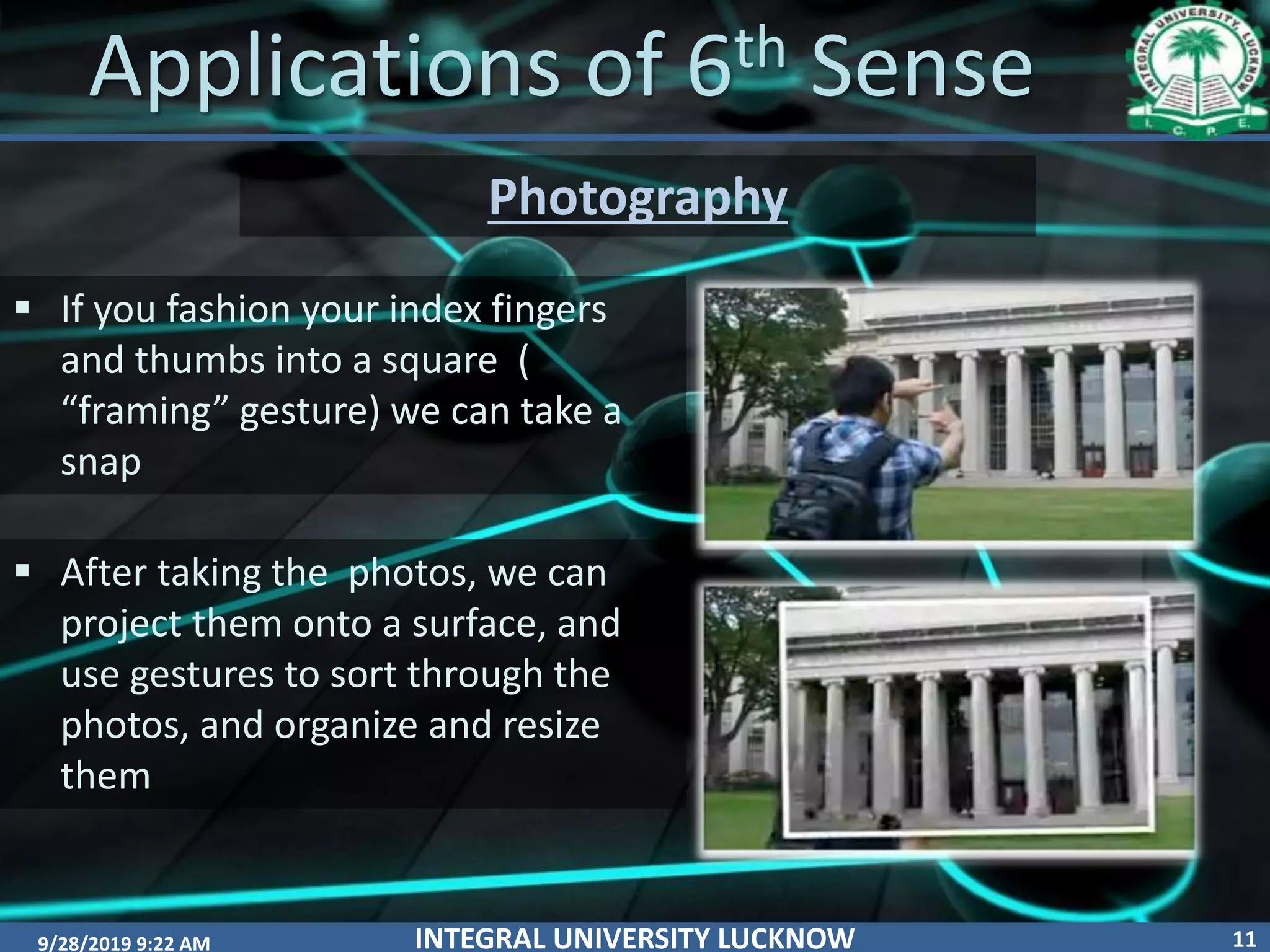 Sixth Sense Technology with gestures | PPTX