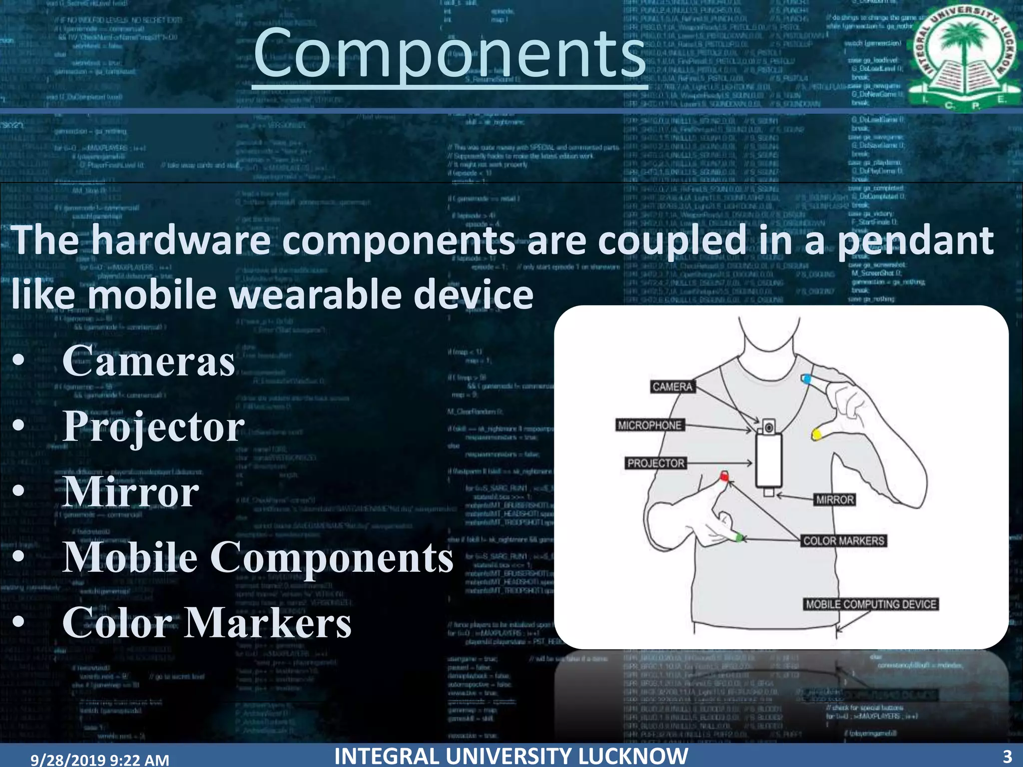Sixth Sense Technology with gestures | PPTX