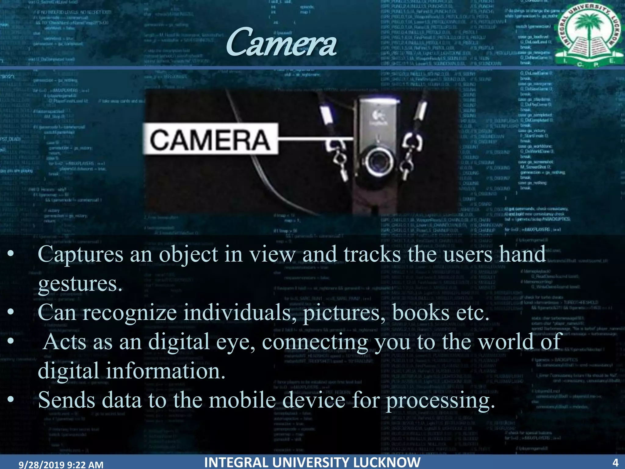 Sixth Sense Technology with gestures | PPTX