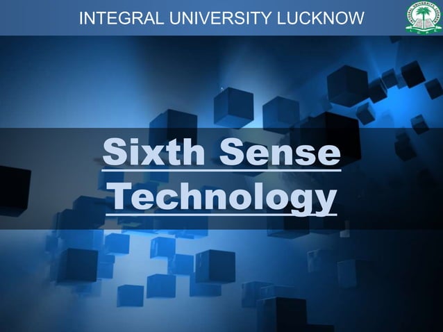 Sixth Sense Technology with gestures | PPT