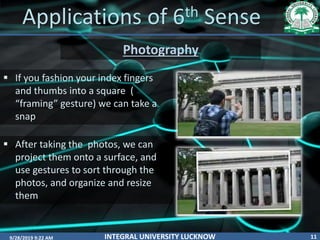 Sixth Sense Technology with gestures | PPTX