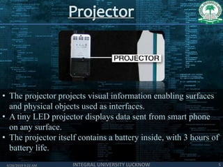 Sixth Sense Technology with gestures | PPTX