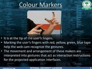 Sixth Sense Technology with gestures | PPTX