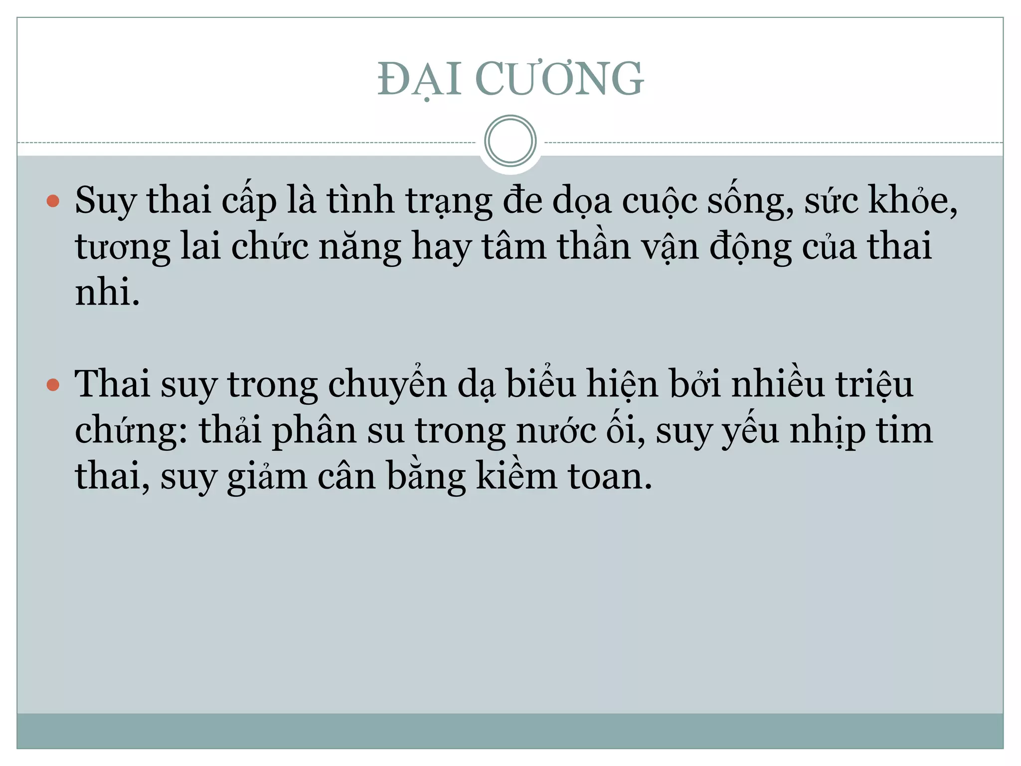 SUY THAI CẤP | PDF
