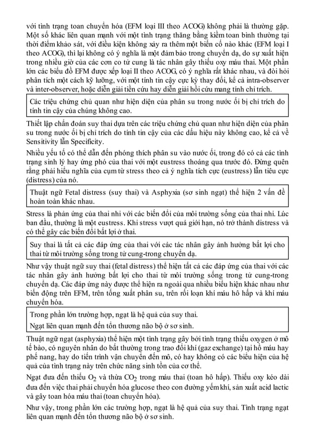 SUY THAI TRONG CHUYỂN DẠ | PDF