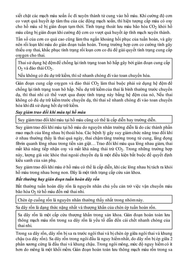 SUY THAI TRONG CHUYỂN DẠ | PDF