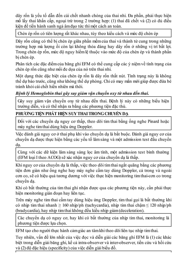 SUY THAI TRONG CHUYỂN DẠ | PDF