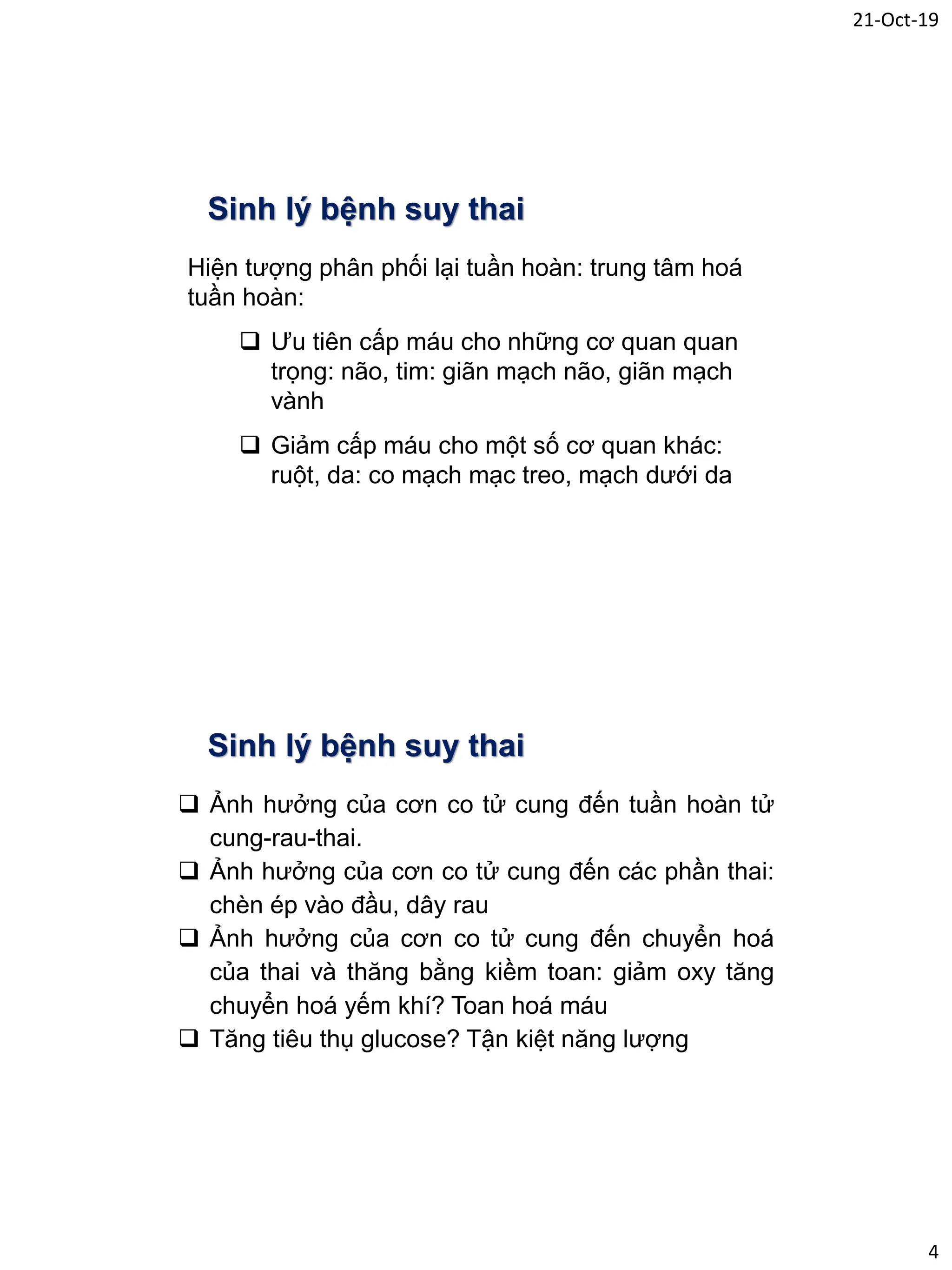 Suy thai trong chuyển dạ.pdf rất hay nhé các bs | PDF | Free Download