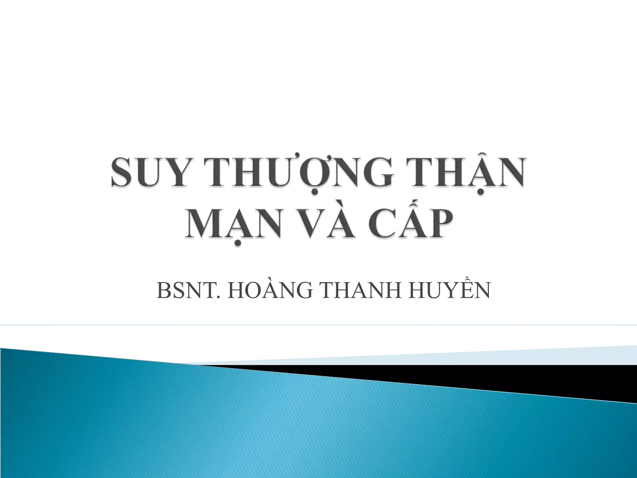 Suy thượng thận | PPT