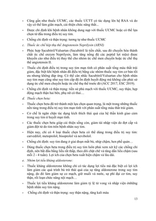 Bộ Y Tế HƯỚNG DẪN CHẨN ĐOÁN VÀ ĐIỀU TRỊ SUY TIM MẠN TÍNH 2020 | PDF